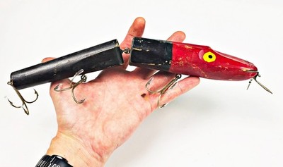Massive 11.5 Inch Unknown Maker Musky Jointed Pike Lure Found In WI ...