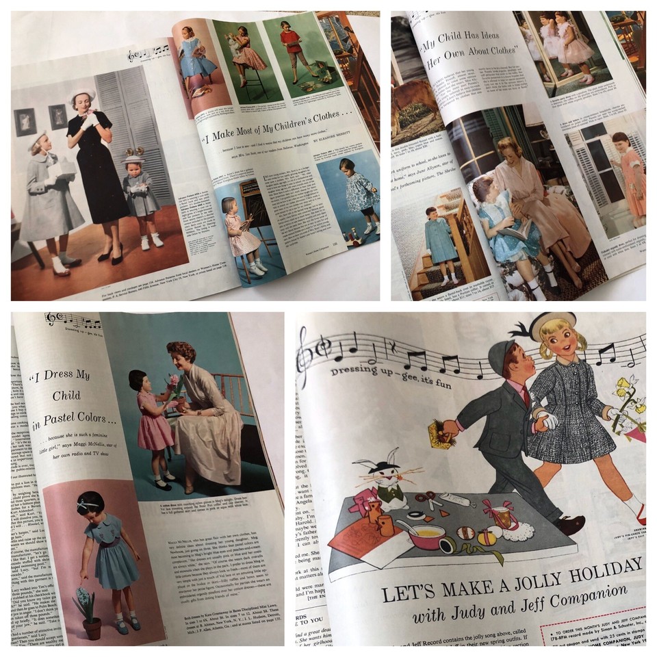 Vtg Easter Magazine Women's Home Companion April 1955 Crowell Collier ...