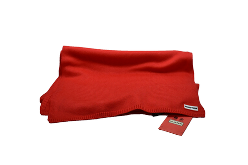 Hunter Play Essential Knit Scarf Hunter Red New! NWT 5052956035952| eBay