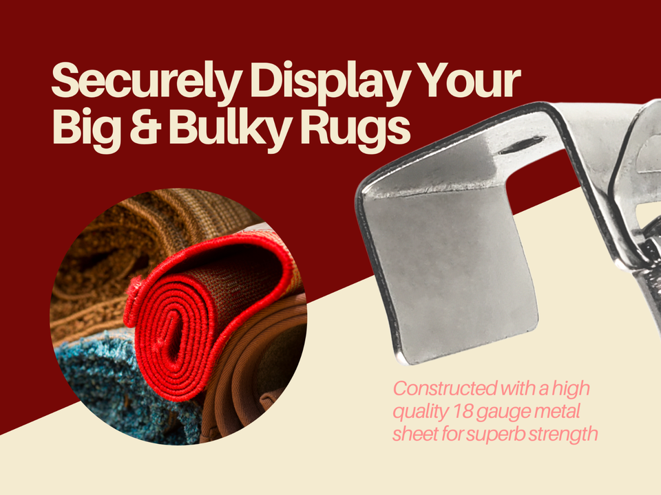 RUG CLIPS HEAVY DUTY (20 Pcs) HANGING CLIP/RUG HOLDERS/RUG HANGERS ...