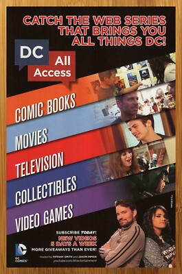 2016 DC Comics All Access Print Ad/Poster Zack Snyder Jim Lee Batman ...