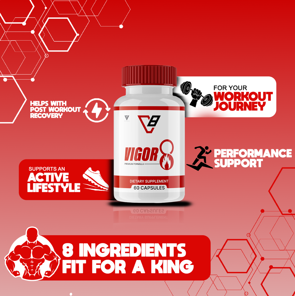 Vigor 8 Pills, Vigor 8 Supplement, Vigor 8 Capsules Max Strength (60 ...