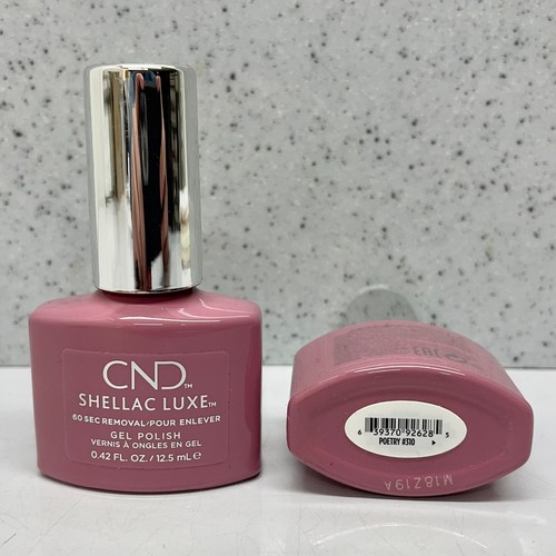 CND Shellac Luxe 60 Second Removal Gel Polish Poetry #310 Brand New ...