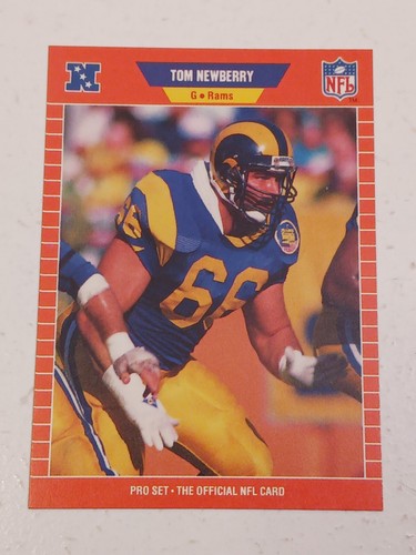 Tom Newberry Los Angeles Rams 1989 Pro Set Card #205 | eBay