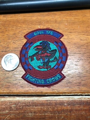 Vintage Fighting Crows 60th TFS Military Patch | eBay