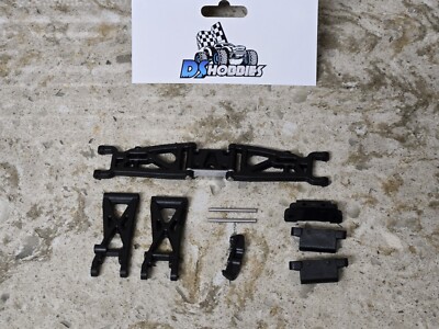 New Losi Mini Drag 1/16 Suspension A-Arms Hinge Pins & Rear Pivot Block ...
