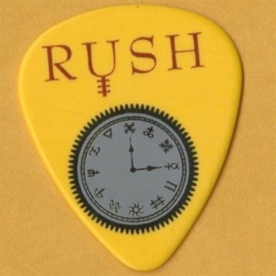 Rush 2010 Time Machine tour Alex Lifeson rare version no Dunlop Logo ...