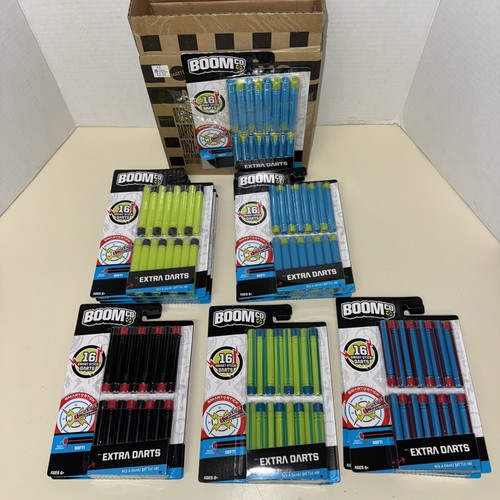 LOT OF 13 Packs Boom Co Smart Stick Darts X16 Each Pack COLOR VARIES ...