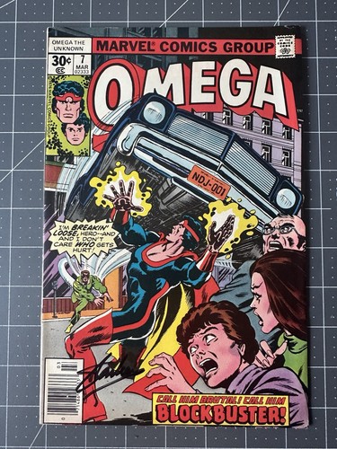 SIGNED Stan Lee Omega #7 Dave Cockrum 1977 Marvel Comics rare | eBay