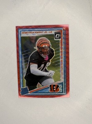 2025 Demetrius Knight Jr Panini Donruss Optic Preview Red Wave Rated ...