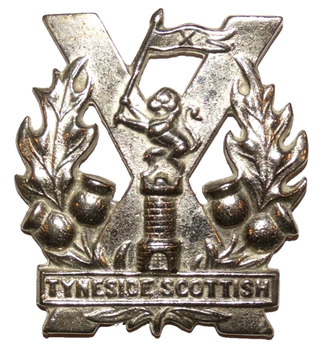 BRITISH MILITARY CAP BADGES, Tyneside Scottish Cast 2nd Pattern Cap ...