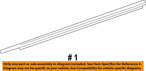 75730-33170 Toyota Moulding assy, rear door belt, rh 7573033170, New ...