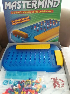 2004 Pressman Mastermind Game ~ CodeMaker vs. CodeBreaker! Excellent ...