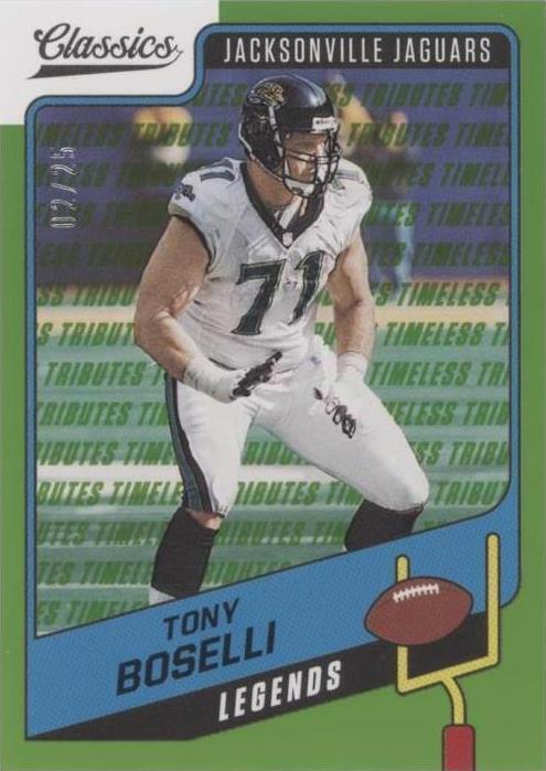 2021 Panini Classics - Legends Tony Boselli #121 Timeless Tributes ...