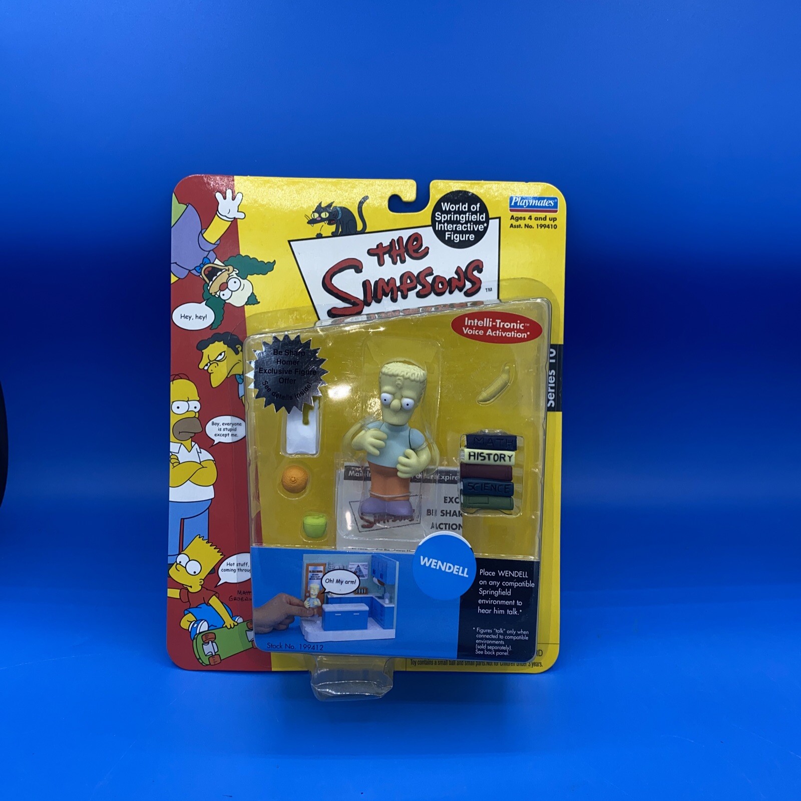 2002 Simpsons WENDELL World of Springfield Interactive Figure Series 10 ...