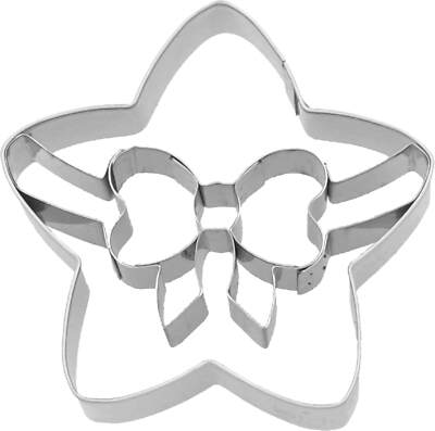 Star Embossing Christmas Bow Cookie Cutter Embossing Cookie Sky Comet ...