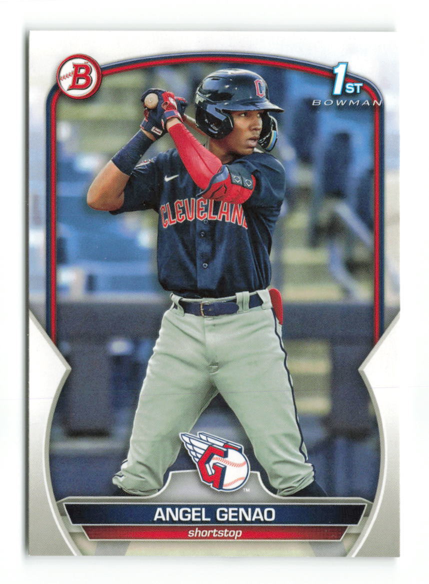 2023 Bowman Angel Genao #BP-140 Paper 1st Bowman Cleveland Guardians | eBay