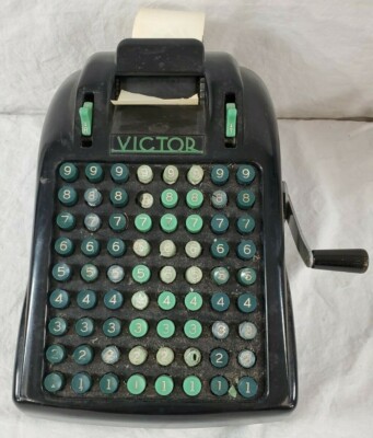 Cash Register, Adding Machines - Vintage Victor Adding Machine