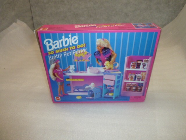 Barbie so Much to Do Pretty Pet Parlor Playset 1995 Arcotoys Mattel for ...