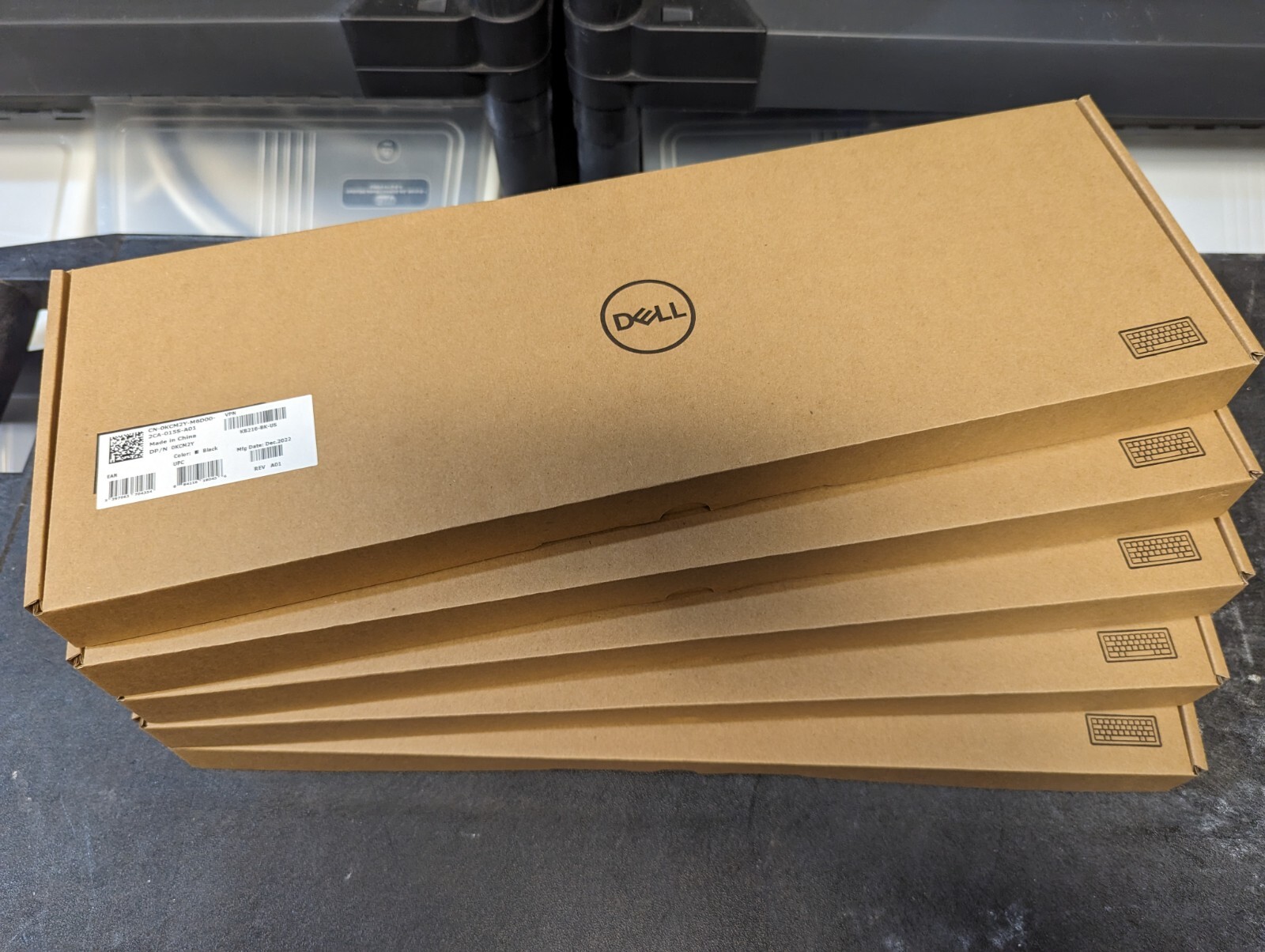 Lot of 5 NEW Dell 0RKR0N 0G4D2W 0KCM2Y 0N6R8G 0081N8 Wired USB ...