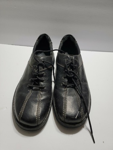 Clarks Active Air Black 32727 Men soft grain leather Lace up shoes sz ...