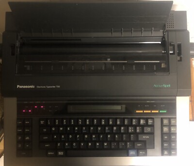 Typewriters & Word Processors - Panasonic Electronic Typewriter