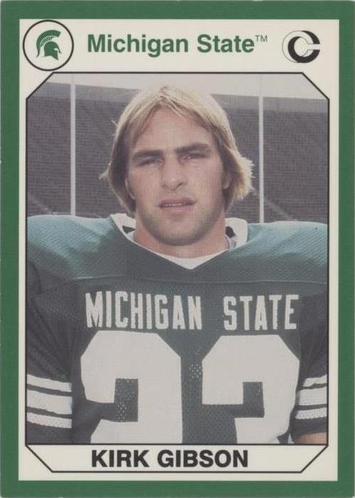 1990 Collegiate Collection Michigan State Spartans Kirk Gibson #76 for ...