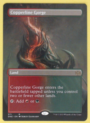 MTG Bling - Showcase - Copperline Gorge (Borderless) - ONE -C822 | eBay