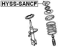 Front Strut Mount Shock Absorber Support FEBEST HYSS-SANCF OEM 54610 ...