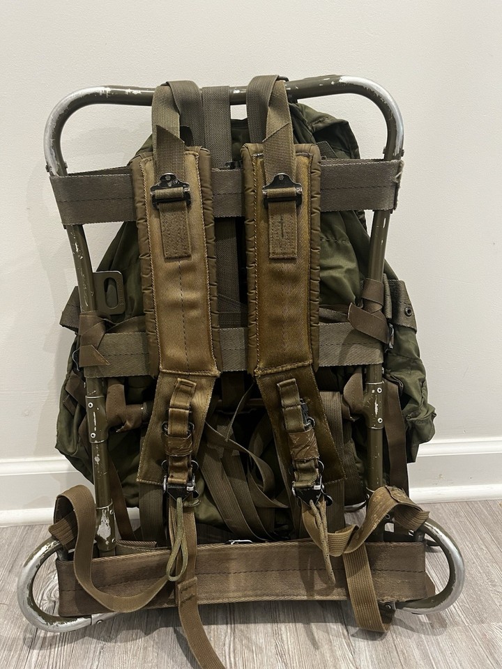 Vietnam War USGI Lightweight Rucksack & Frame Matching ECT Corp FY1971 ...