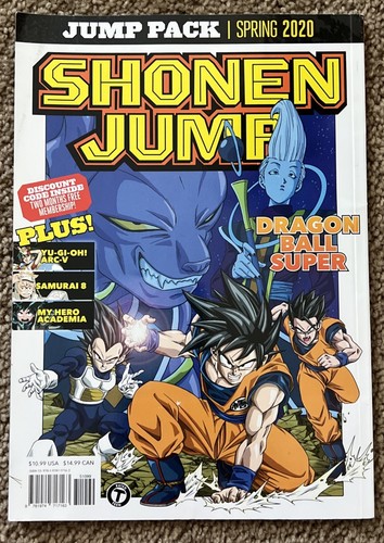SHONEN JUMP PACK Spring 2020 Magazine YuGiOh Dragon Ball Super Samurai ...