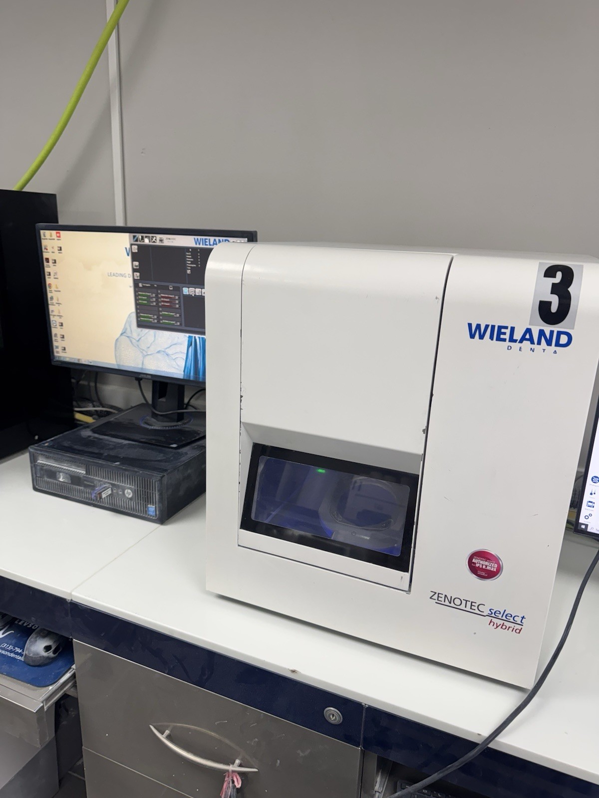 Ivoclar Wieland Zenotec Select Dental Lab Milling Machine 5 axis mill ...