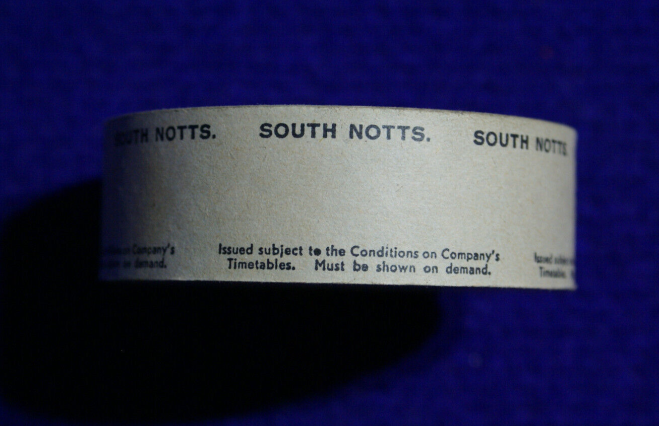 SOUTH NOTTS BUS COMPANY SETRIGHT CONDUCTOR CLIPPY COACH TICKET MACHINE ...