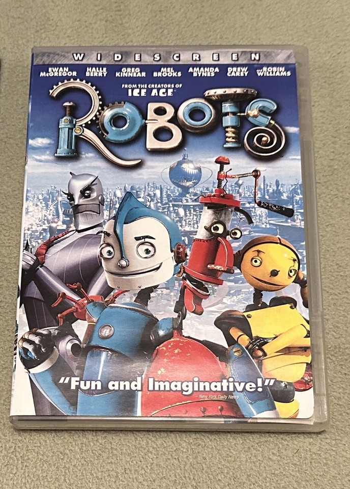 Robots DVD 2005 Widescreen Edition Robin Williams Mel Brooks Halle ...