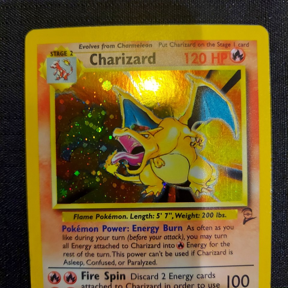 Pokemon Card Charizard 1995, 96, 97, 4/130 Stage 2 Holo Excellent ...