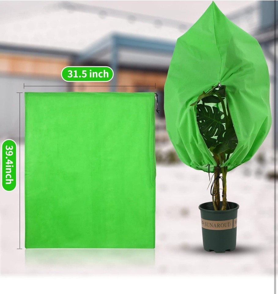 3 Packs Plant Covers Freeze Protection Tree Covers for Winter, 31.5" X ...