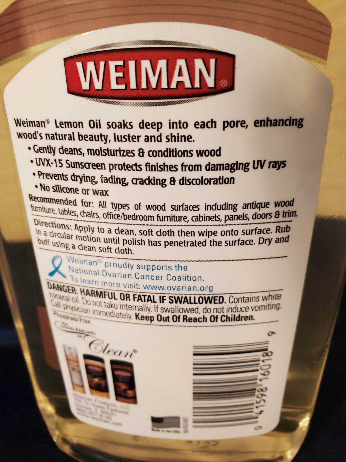 Weiman Lemon Oil Furniture Polish - 16 fl oz for sale online | eBay