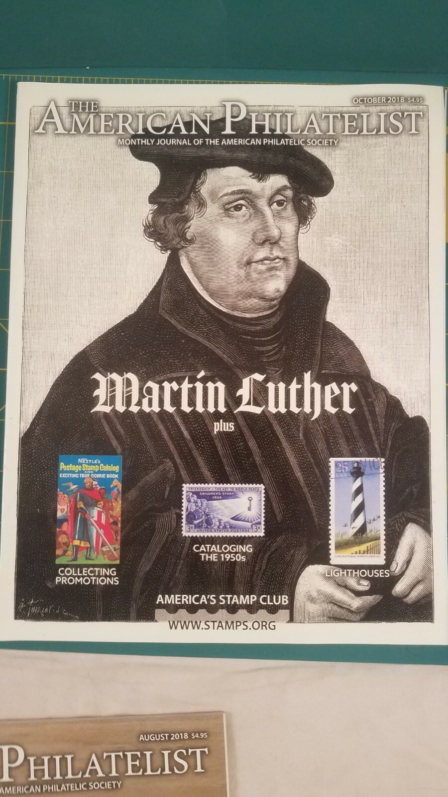 (Lot of 3) The American Philatelist Magazine - August, October ...