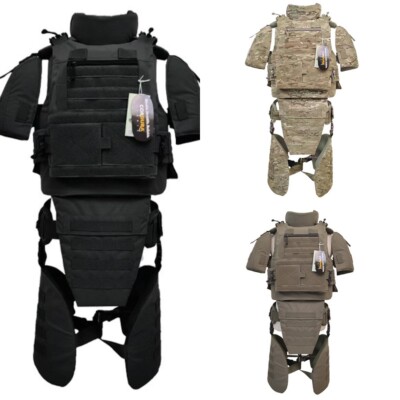 Tactical Heavy Bulletproof Vest Fully Protective Vest Warrior Armor ...