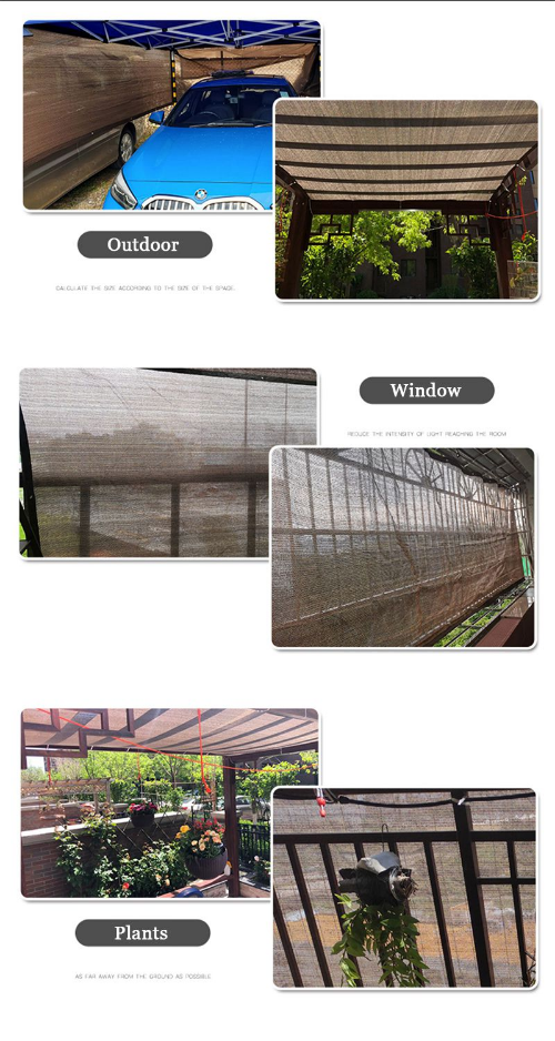 Hot Sunshade Net Garden Sun Shelter Screen Mesh Outdoor Shading Awning ...