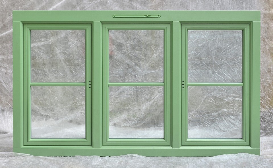 Bespoke Hardwood Timber Wooden Cottage Triple Casement Window, Made to ...