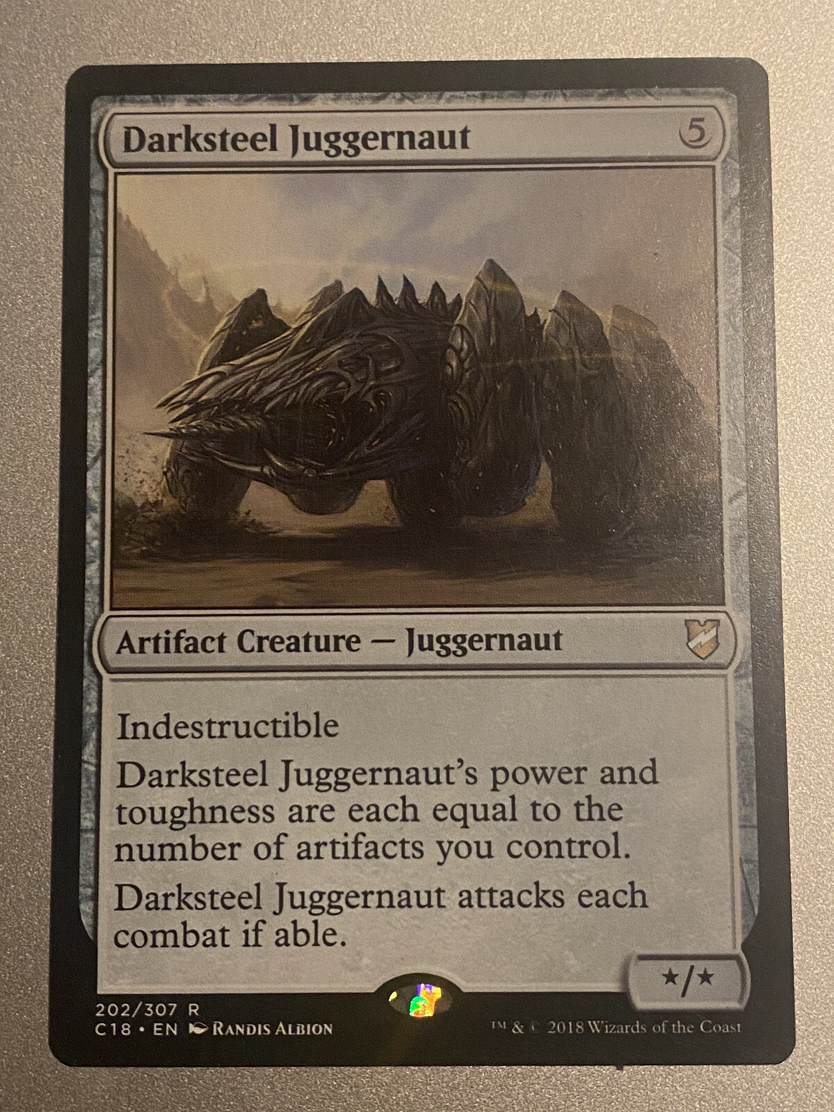1x Darksteel Juggernaut Commander 2018 C18 LP/NM MTG Magic the ...