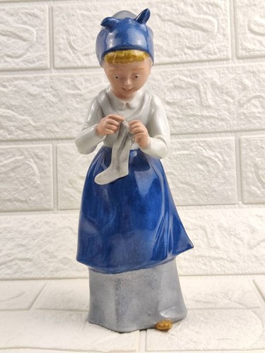 "Girl Knitting a Sock" Figurine, East Germany, 1980s | eBay