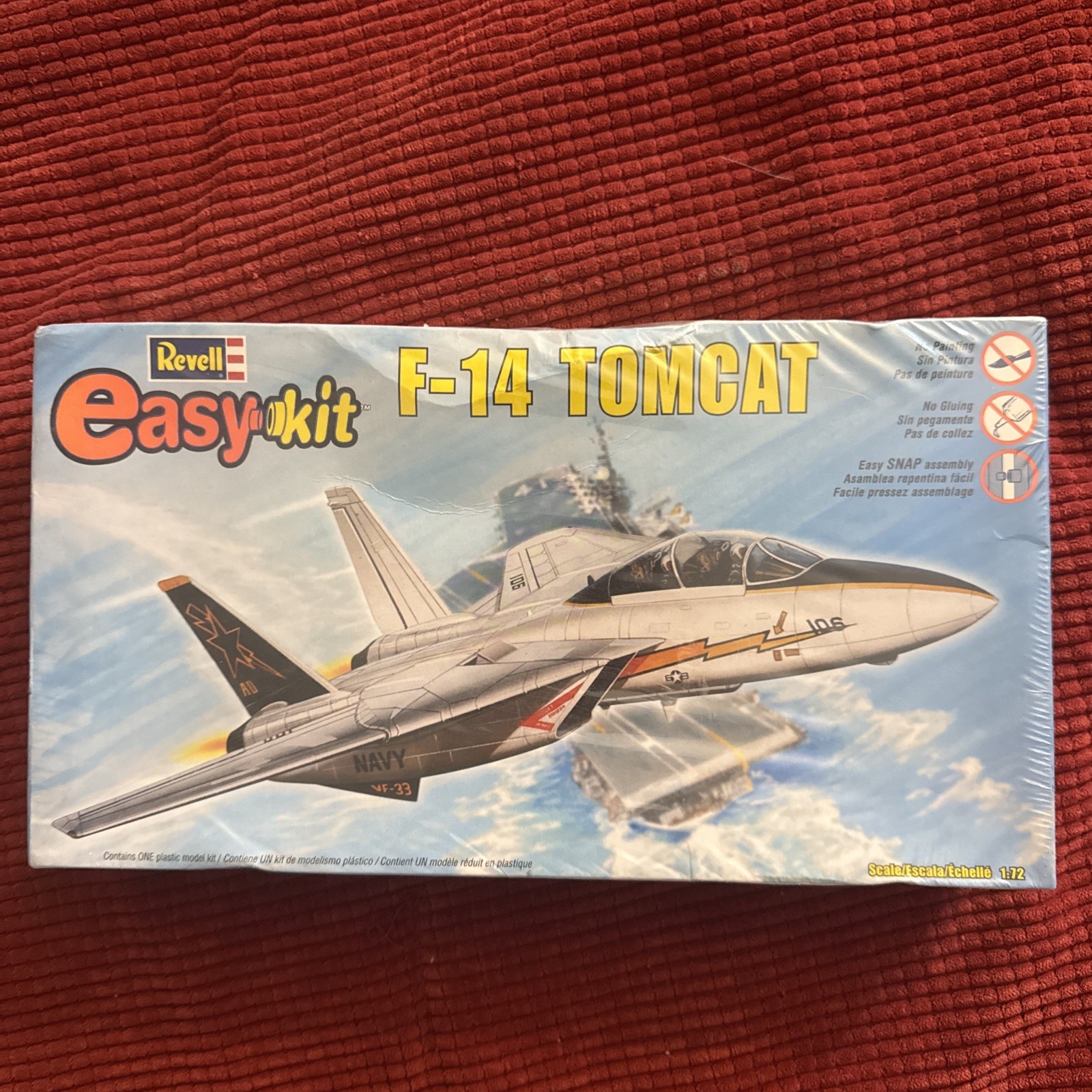 REVELL Easy-Kit F-14 TOMCAT JET AIRPLANE Model KIT NEW SEALED | eBay
