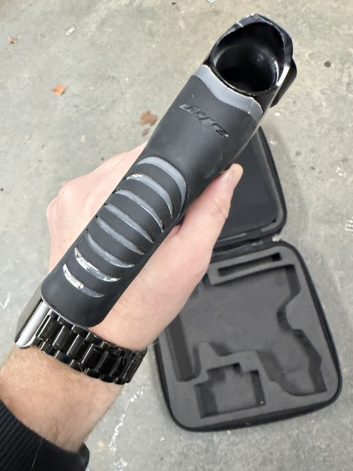 Used Dye M3+ Paintball Marker Gun w / Case - Polished Black Plus Low ...