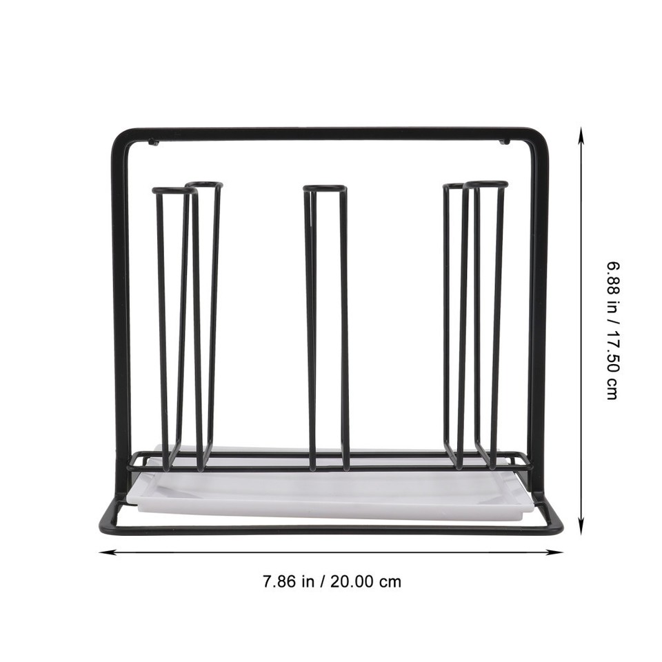 Kitchen Sink Dish Drainer Coffee Mug Drying Rack with Drainboard | eBay ...