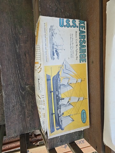 U.S.S Kearsarge Open Box Hull Started.read Scientific Models Box Worn ...