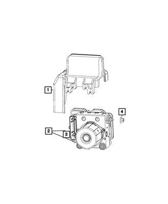 Genuine Mopar Anti-Lock Brake System Module 68599970AA | eBay