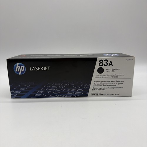 HP 83A Black Noir Original LaserJet Toner Cartridge CF283A ...