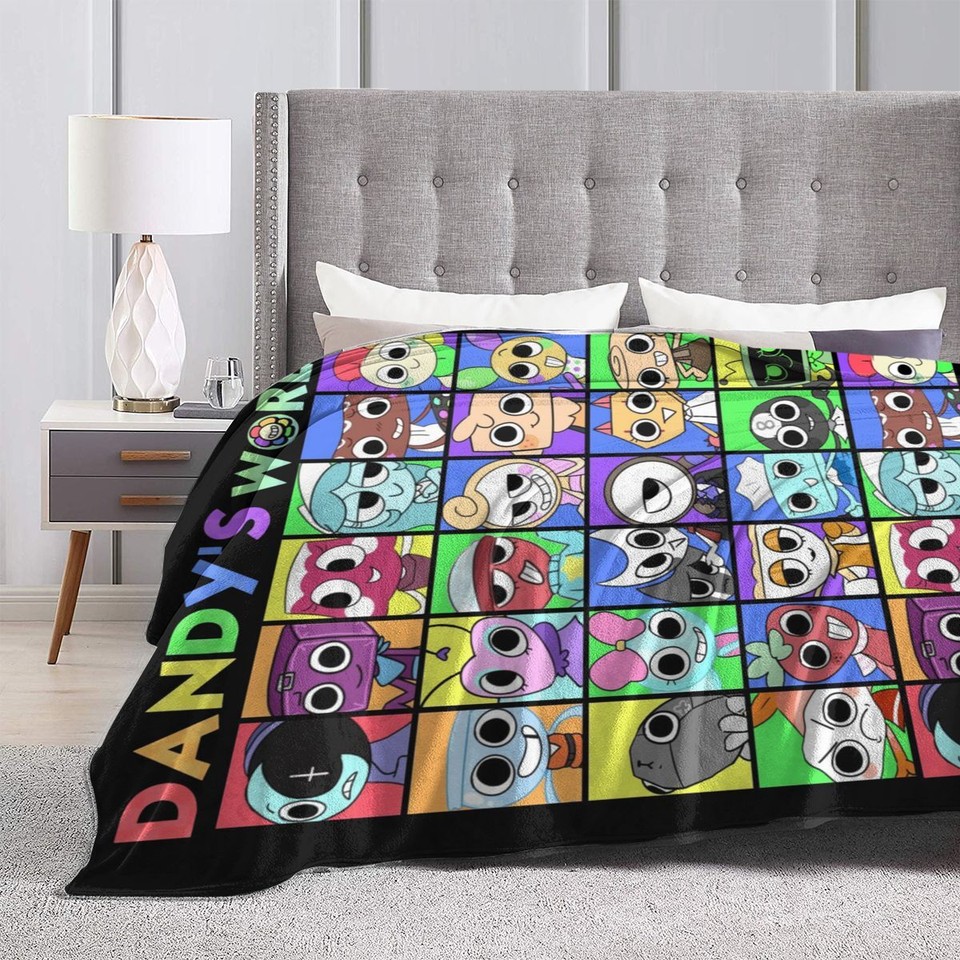 Fenisefa Dandy's World Warm Game Flannel Throw Blanket Ideal For Home ...